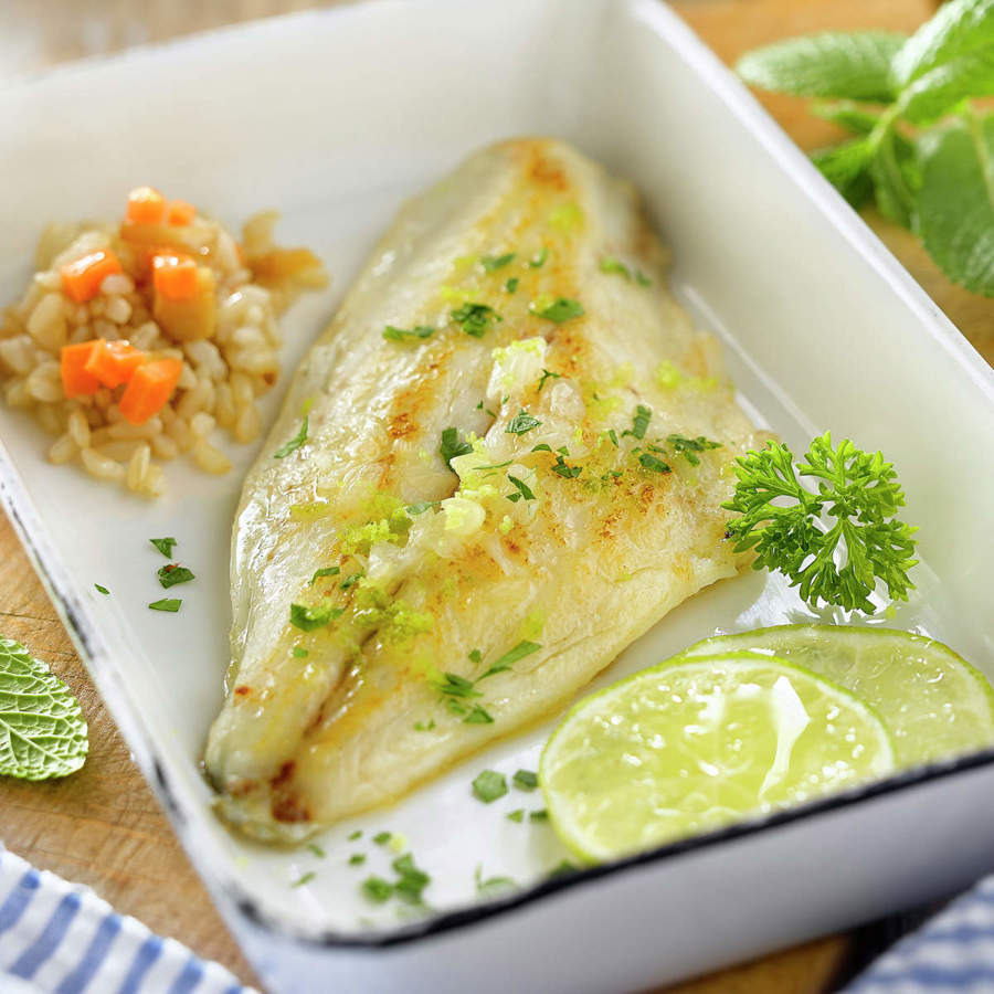 Dorada en filetes con salsa de lima, una receta jugosísima