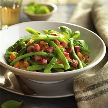 Recetas de judías verdes con jamón