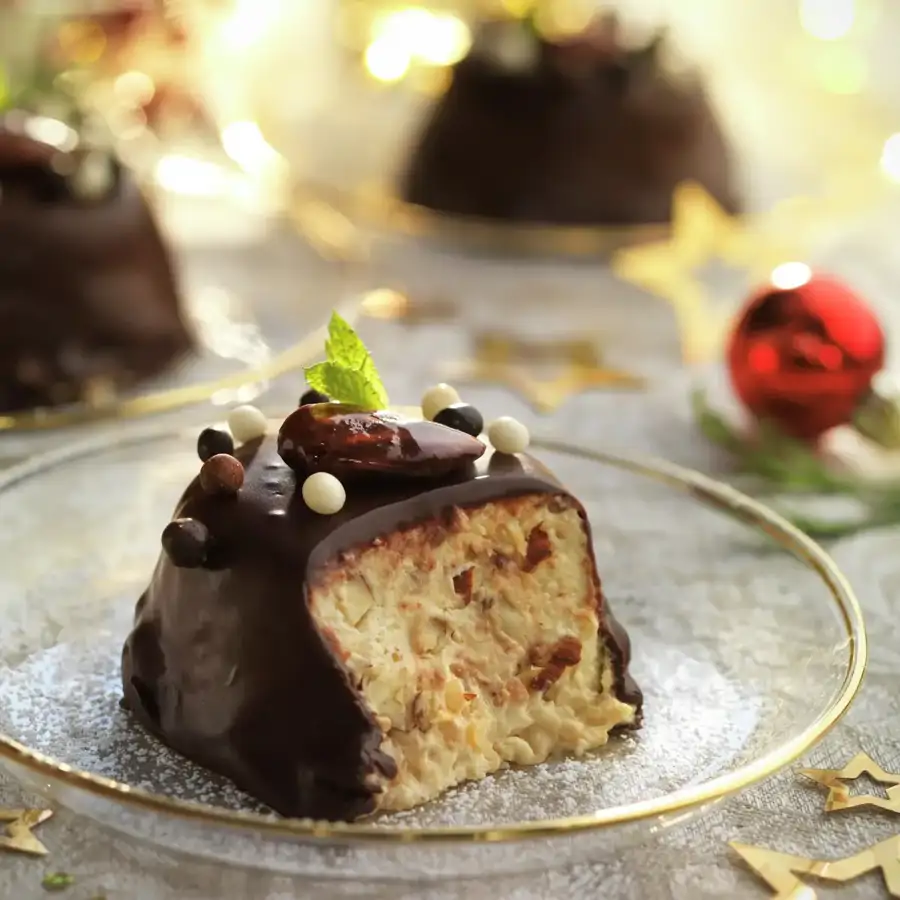 Semifrío de turrón y chocolate, el postre fácil de Navidad que ...