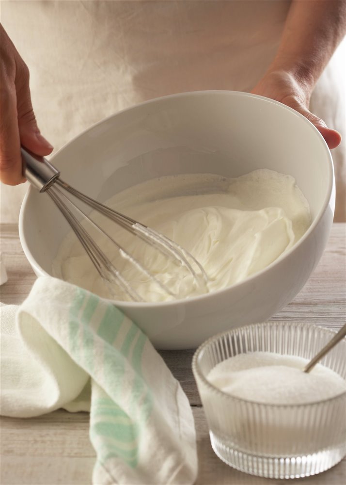 Tarta San Marcos (pastel de yema y nata)