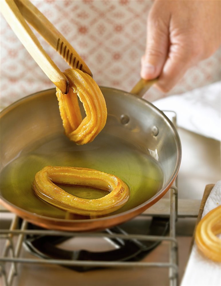 Churros clásicos con azúcar