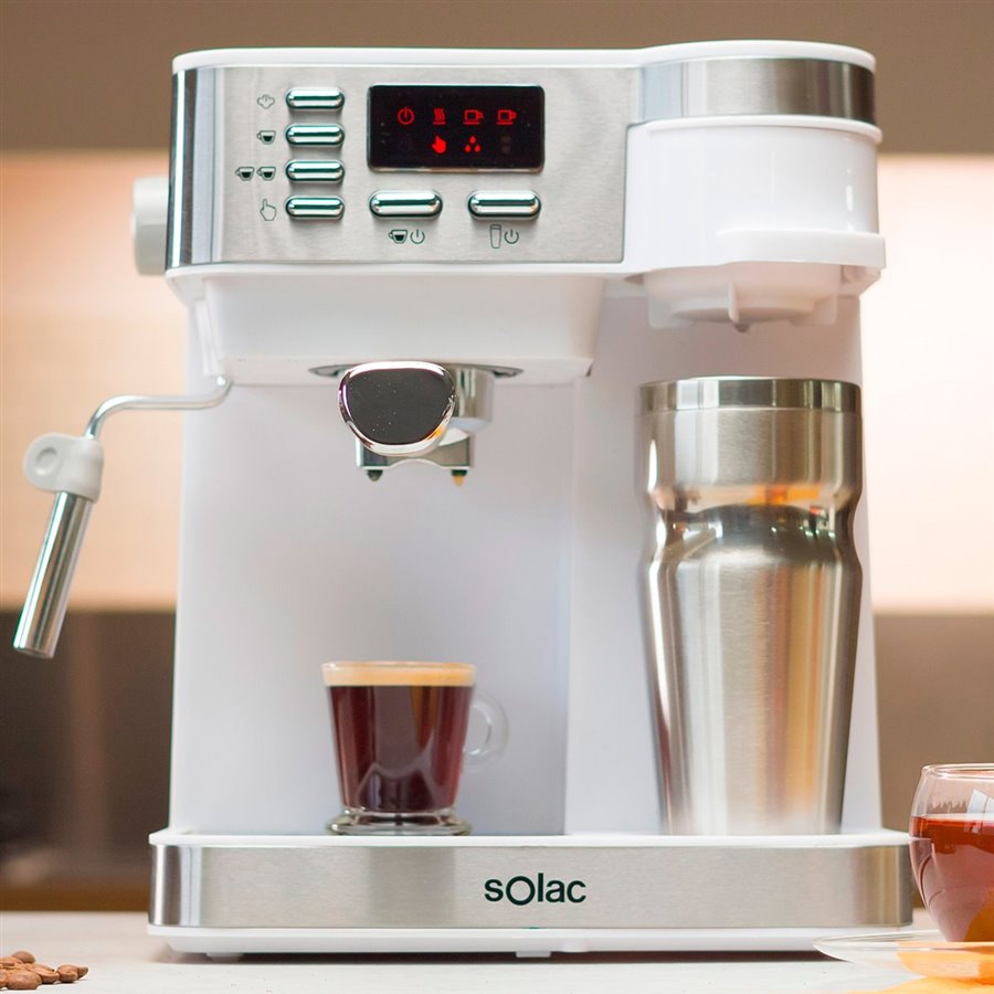 Gana una de las cafeteras espresso Solac multifunción