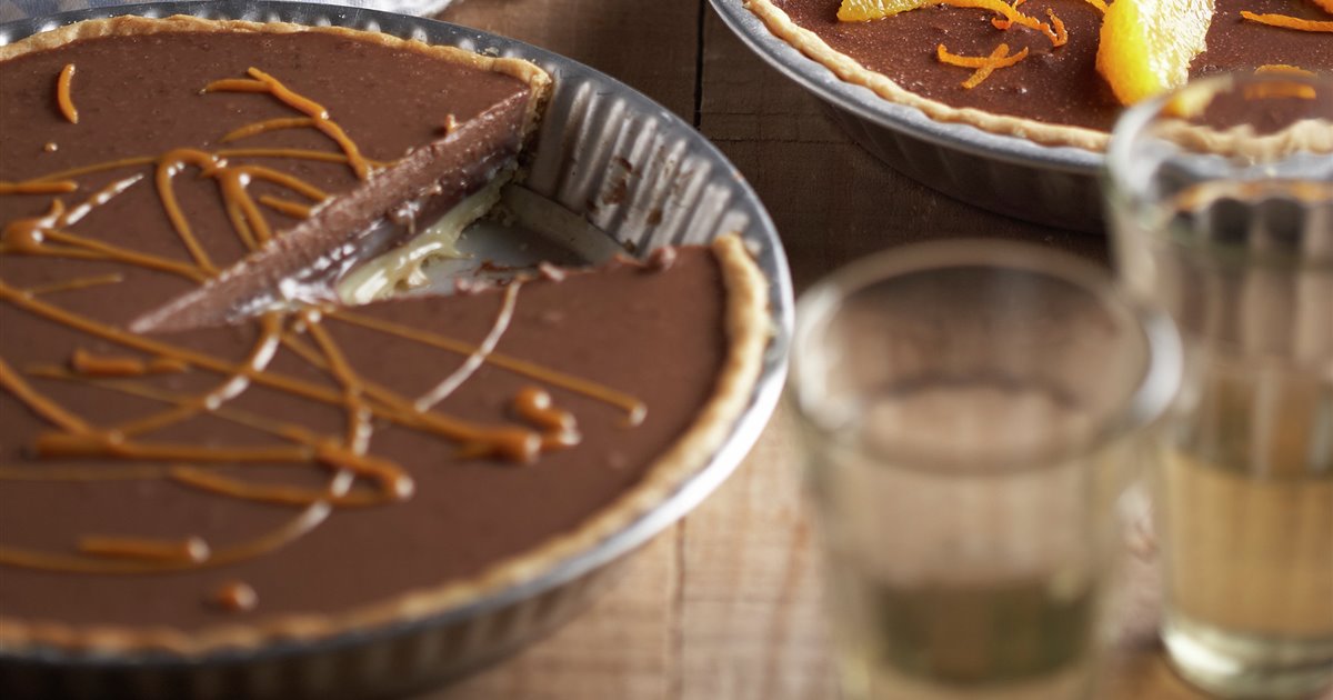 Tarta de chocolate con leche condensada