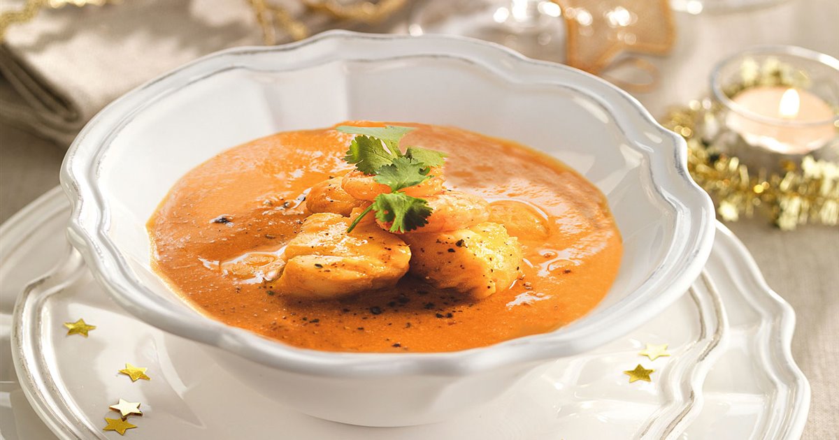 Esta es la crema de marisco más fácil para Navidad. ¡Sorprenderás a tus ...