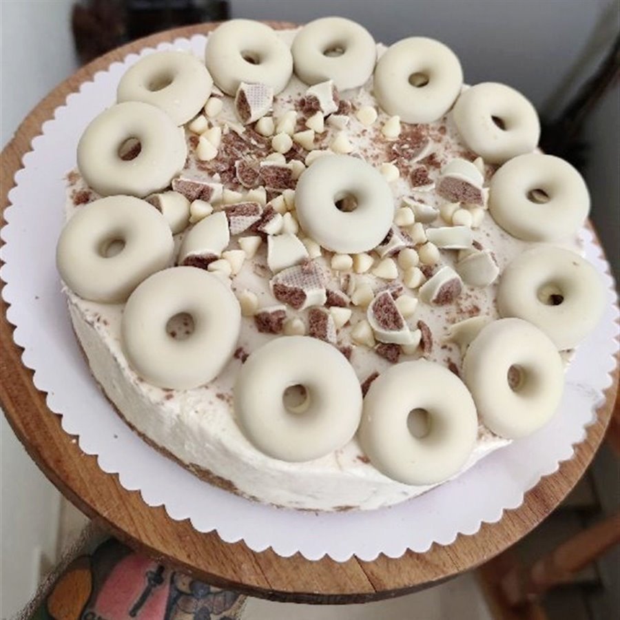 Irresistible tarta de Filipinos blancos sin horno (con vídeo)