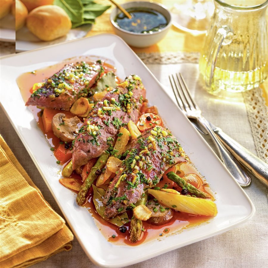 Ventresca de bonito al horno