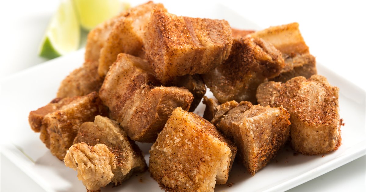 Chicharrones en freidora de aire súper crujientes (con vídeo)