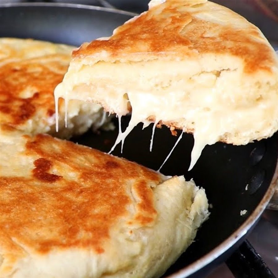Pan de queso sin horno en 20 minutos
