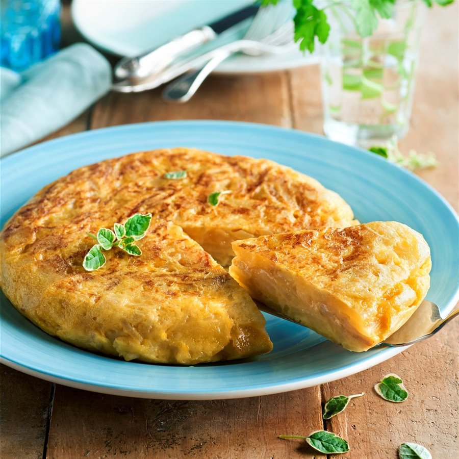 Tortilla de patatas en freidora de aire, versión ligera para después de ...