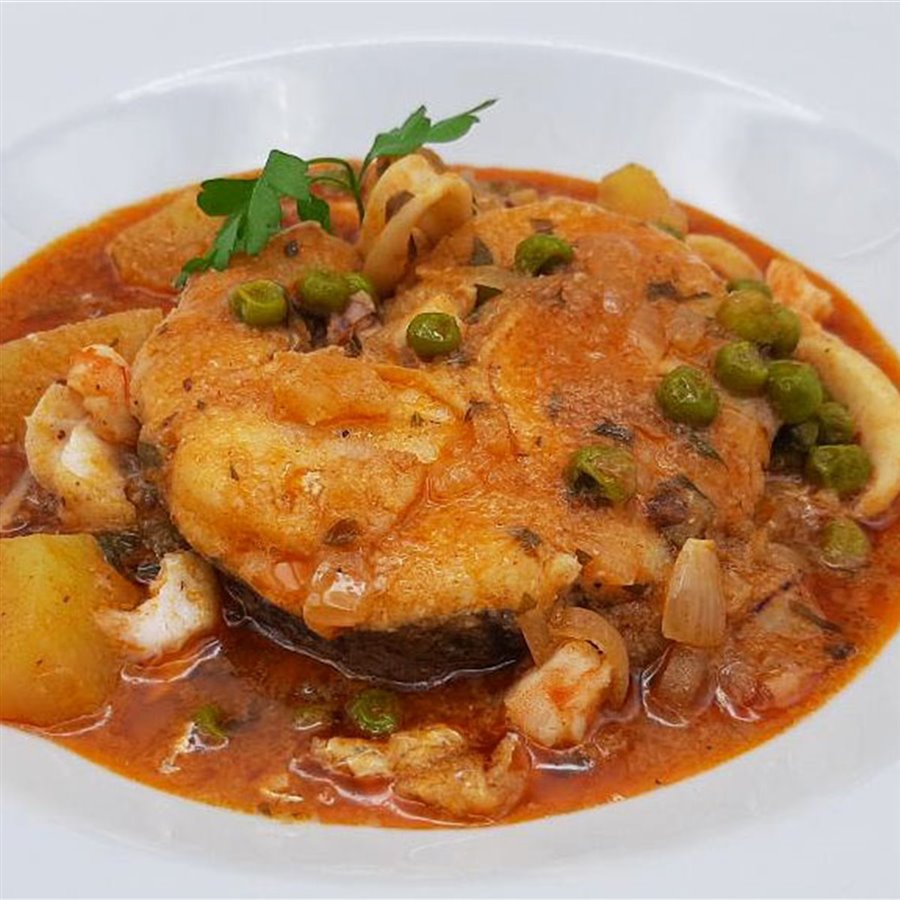 Merluza en salsa marinera fácil de Enrique Sánchez (¡con trucos!)