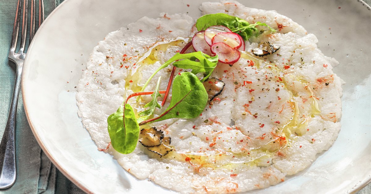 Carpaccio de gambas