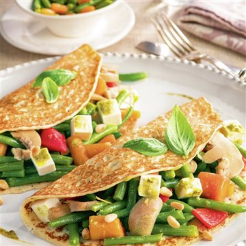 Recetas de crepes salados