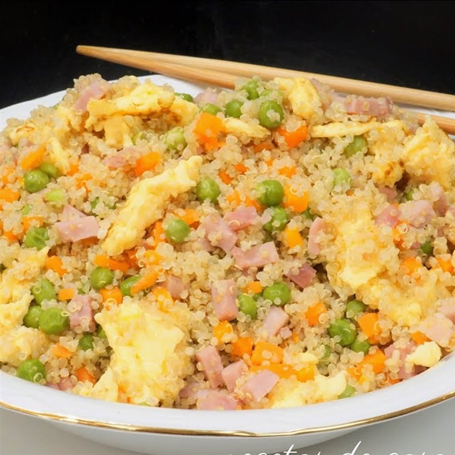 Quinoa tres delicias, un clásico de la comida china "renovado" (¡en 15 ...