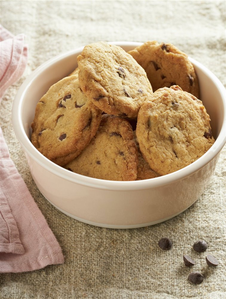 Receta de galletas de mantequilla y pepitas de chocolate