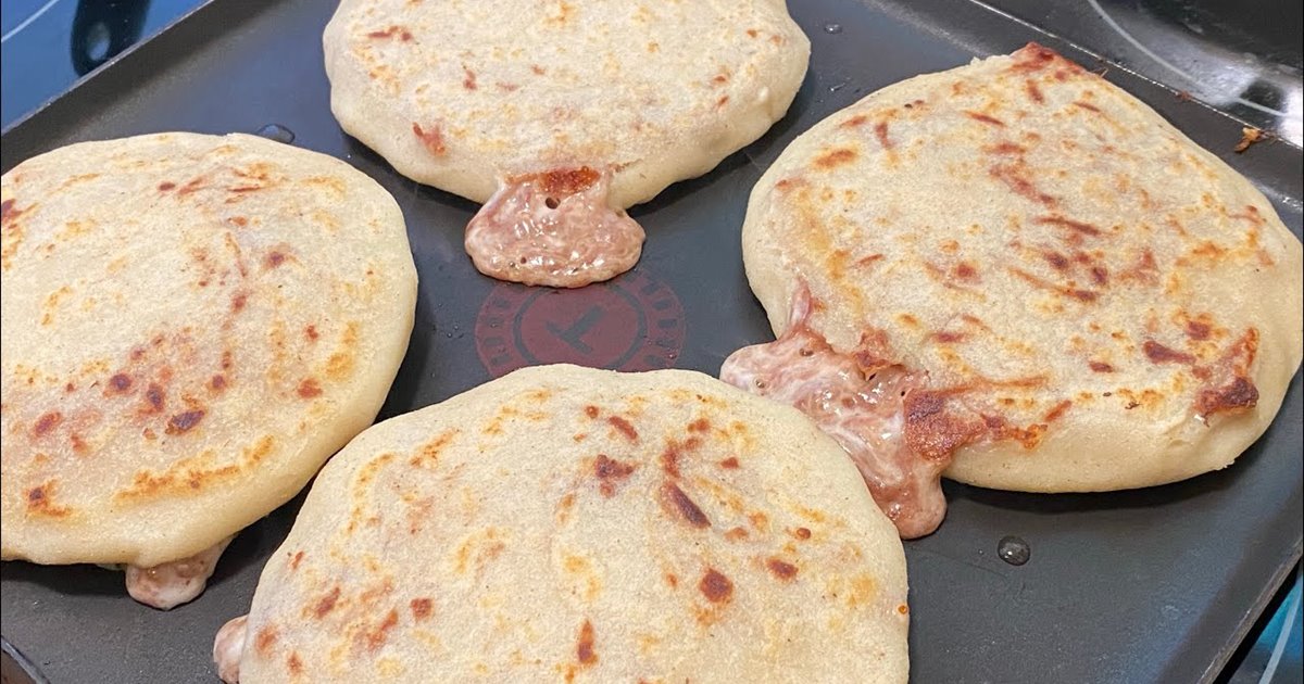 Pupusas salvadoreñas, receta típica de El Salvador (apta para ...