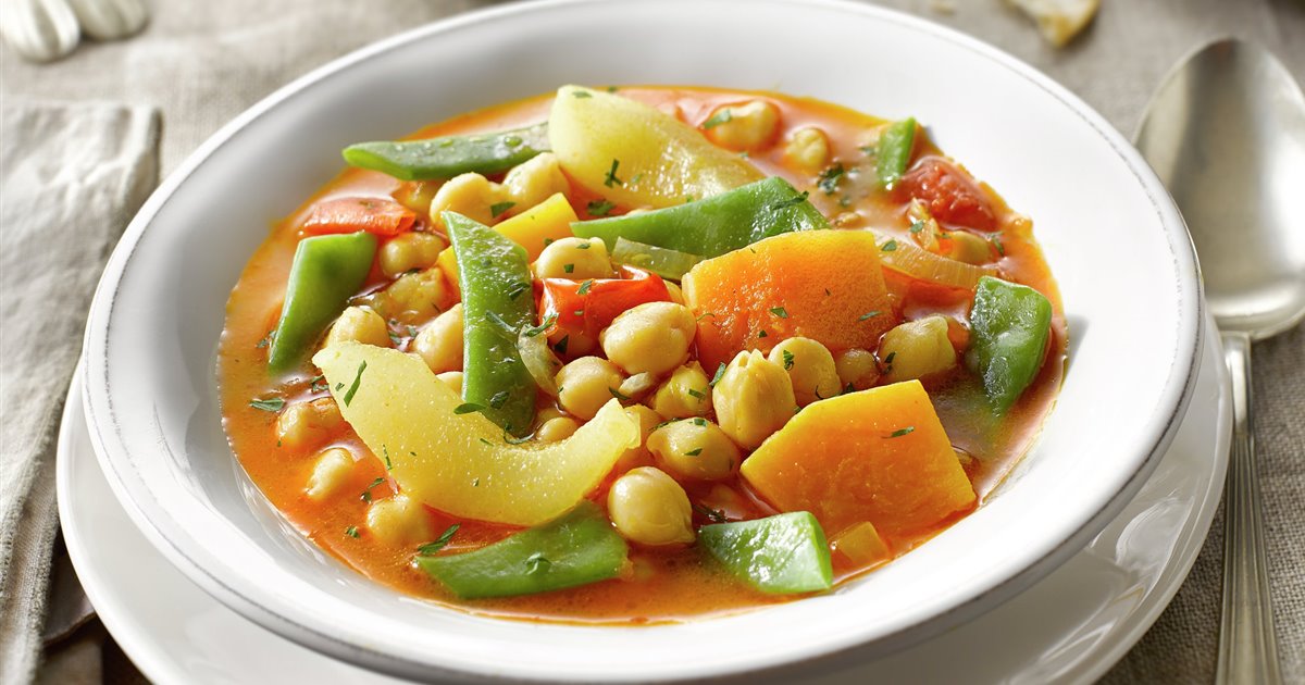 Olla gitana con peras