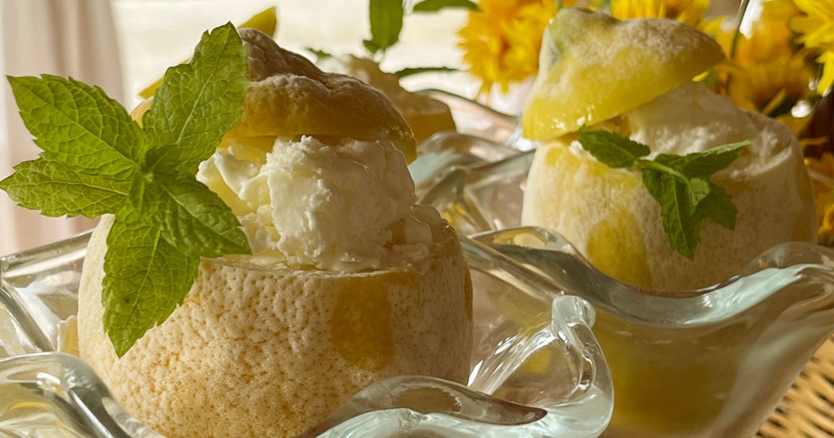 Limón helado casero ¡con solo 3 ingredientes!, postre fácil y ligero