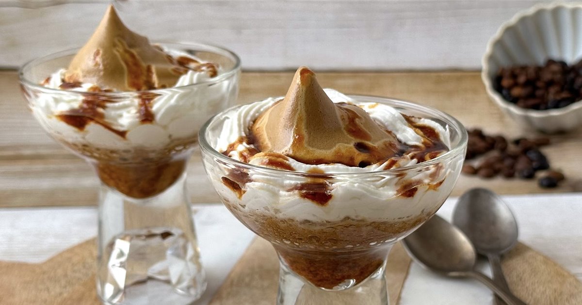 ¡En 4 minutos! Este postre de CAFÉ es cremoso, sencillo y con un sabor ...