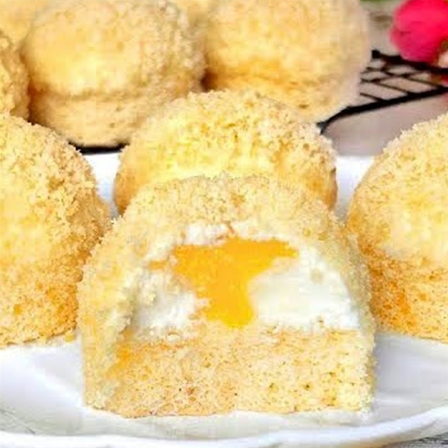 Bocaditos rellenos de queso crema y limón, postre ¡en minutos! (con vídeo)