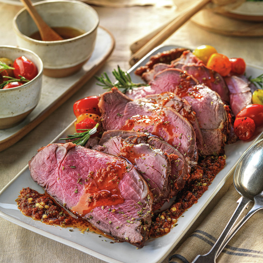 Rosbif al Pedro Ximénez con salsa chimichurri - Lecturas