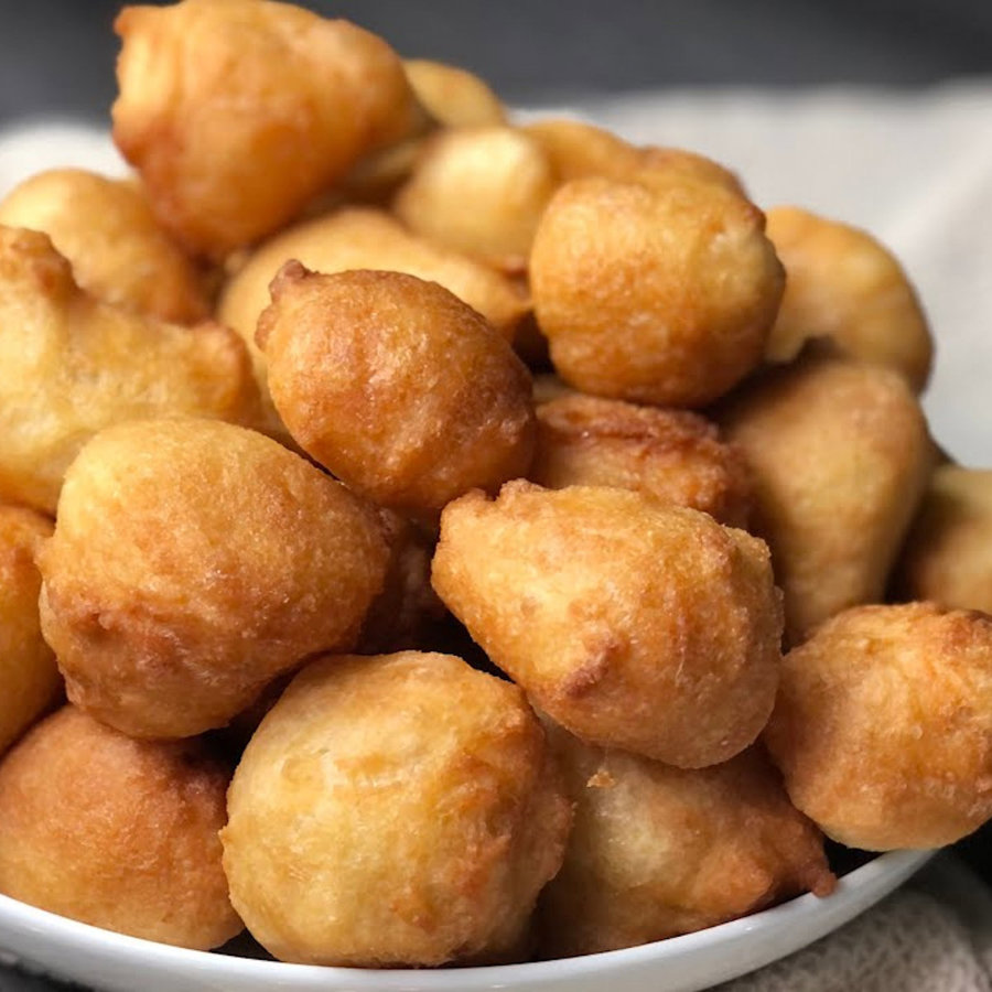 Pettole o pittule, postre tradicional italiano ¡con 2 ingredientes!