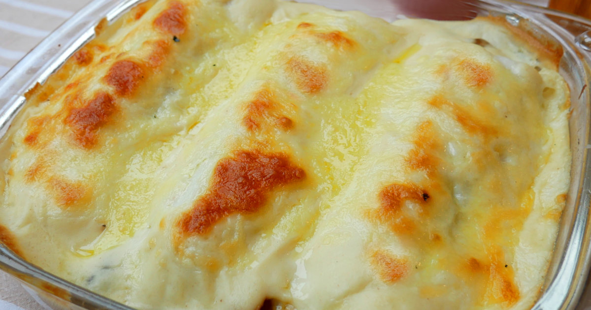 Merluza gratinada con bechamel, una receta económica y muy fácil para ...
