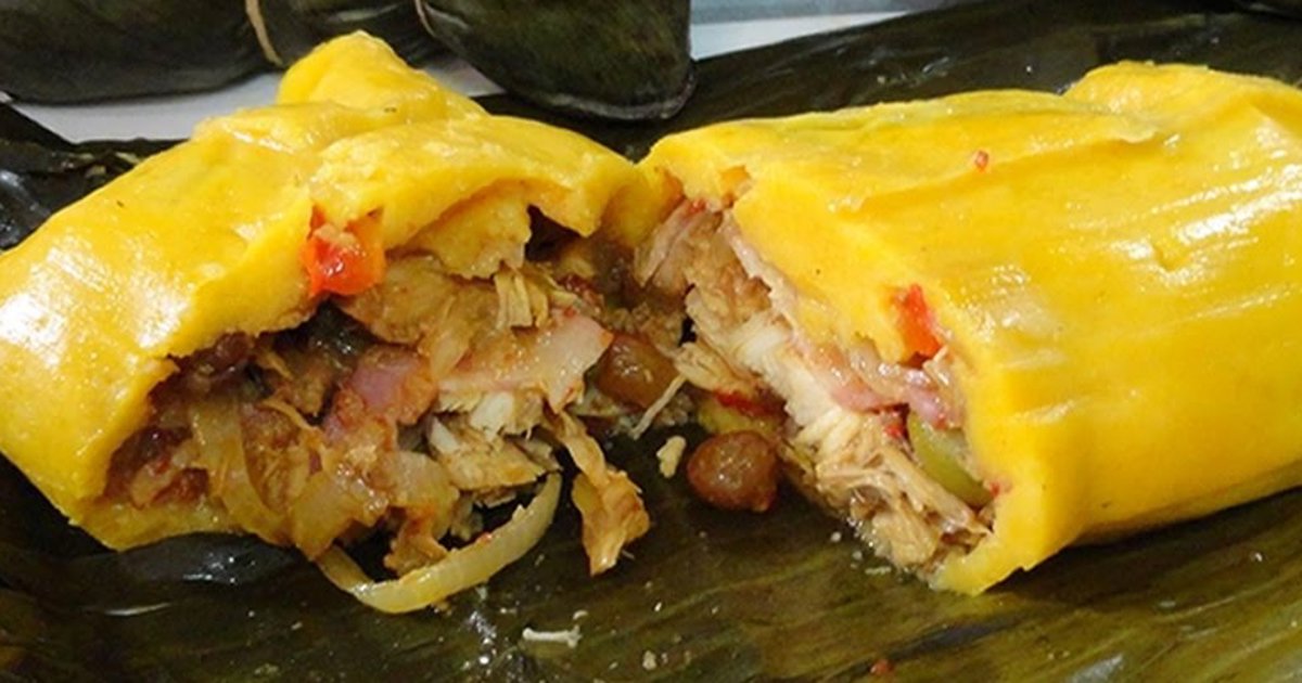 Hallacas venezolanas rellenas de guiso, receta típica de Venezuela ...