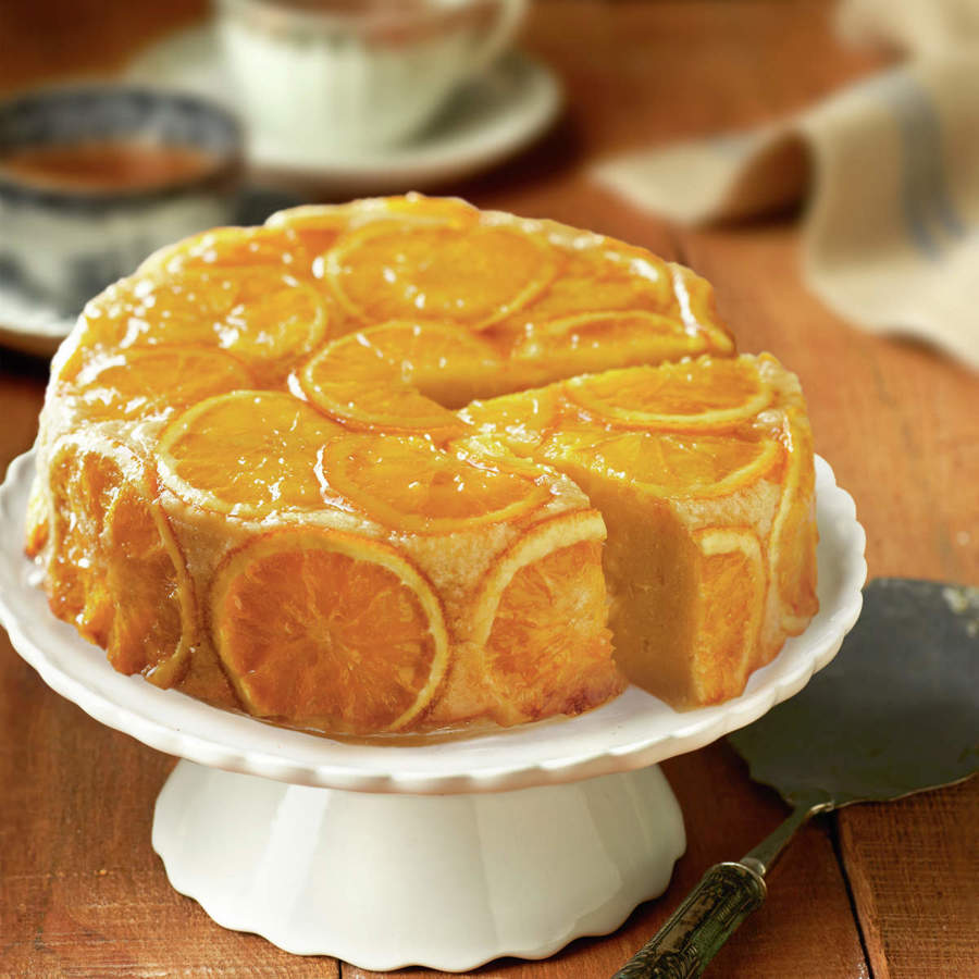 Tarta de naranja fácil y jugosa ¡con 4 ingredientes! (sin gluten)