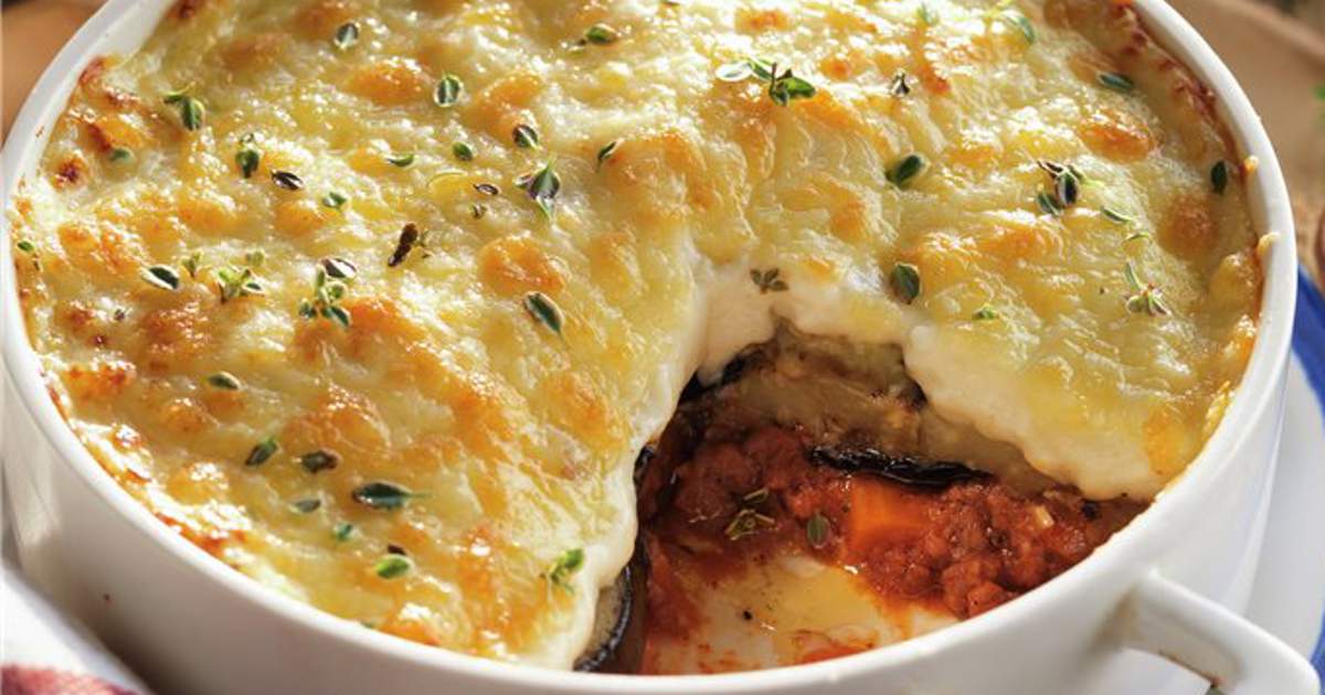 Musaka con morcilla y berenjenas, una versión más sabrosa de la famosa ...