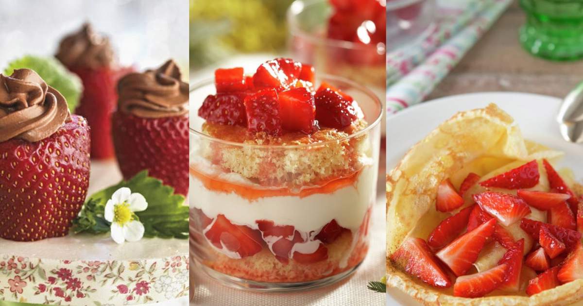 3 postres fáciles y rápidos con fresones (de temporada)