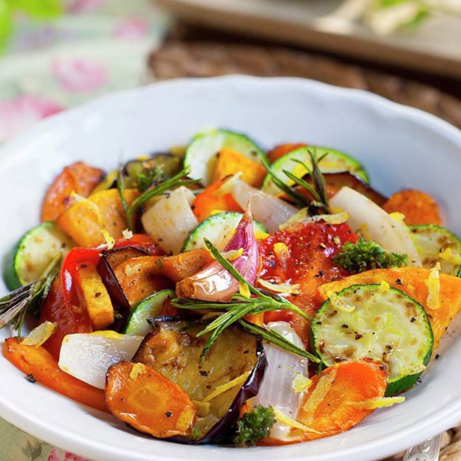 Verduras cocinadas en freidora de aire, receta saludable ¡en 15 minutos!