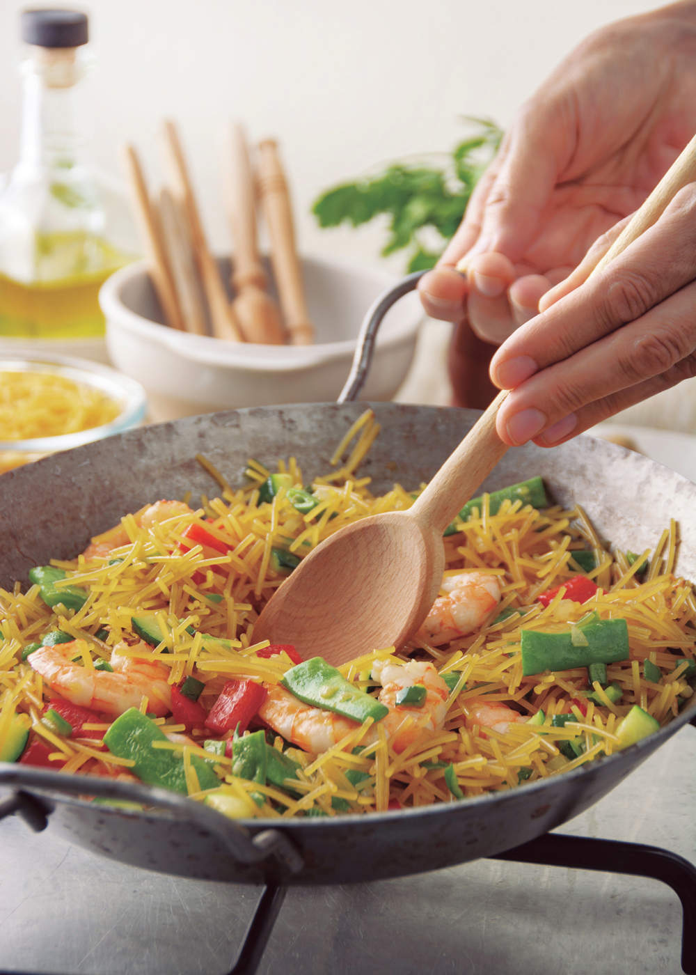 Fideos con verduras y albóndigas de caballa, receta muy completa ideal ...