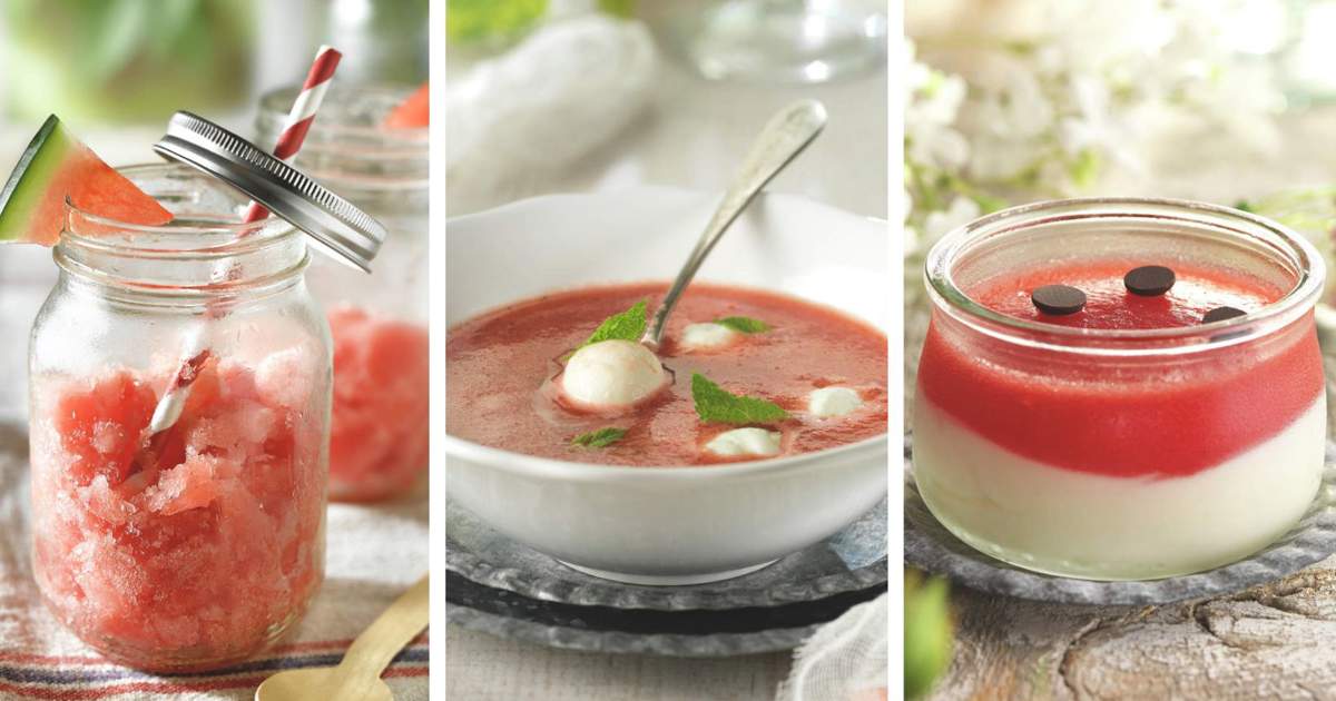Mis 3 postres preferidos con sandía, la fruta del verano, que preparo ...