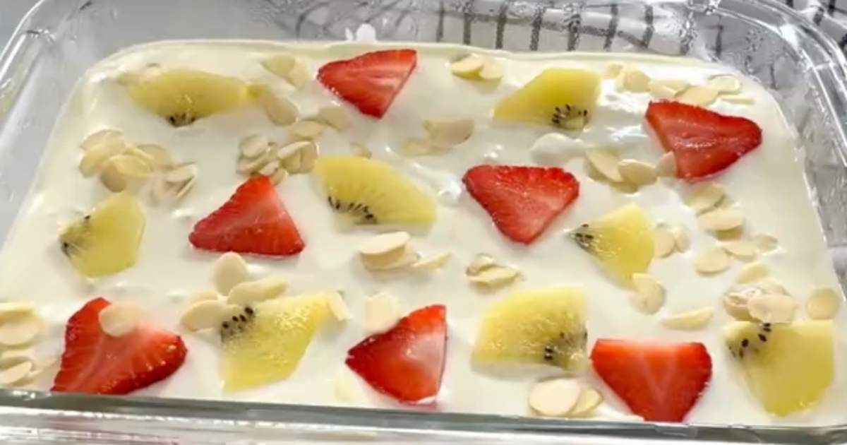 Postre árabe con natillas y leche condensada ¡en 10 minutos!