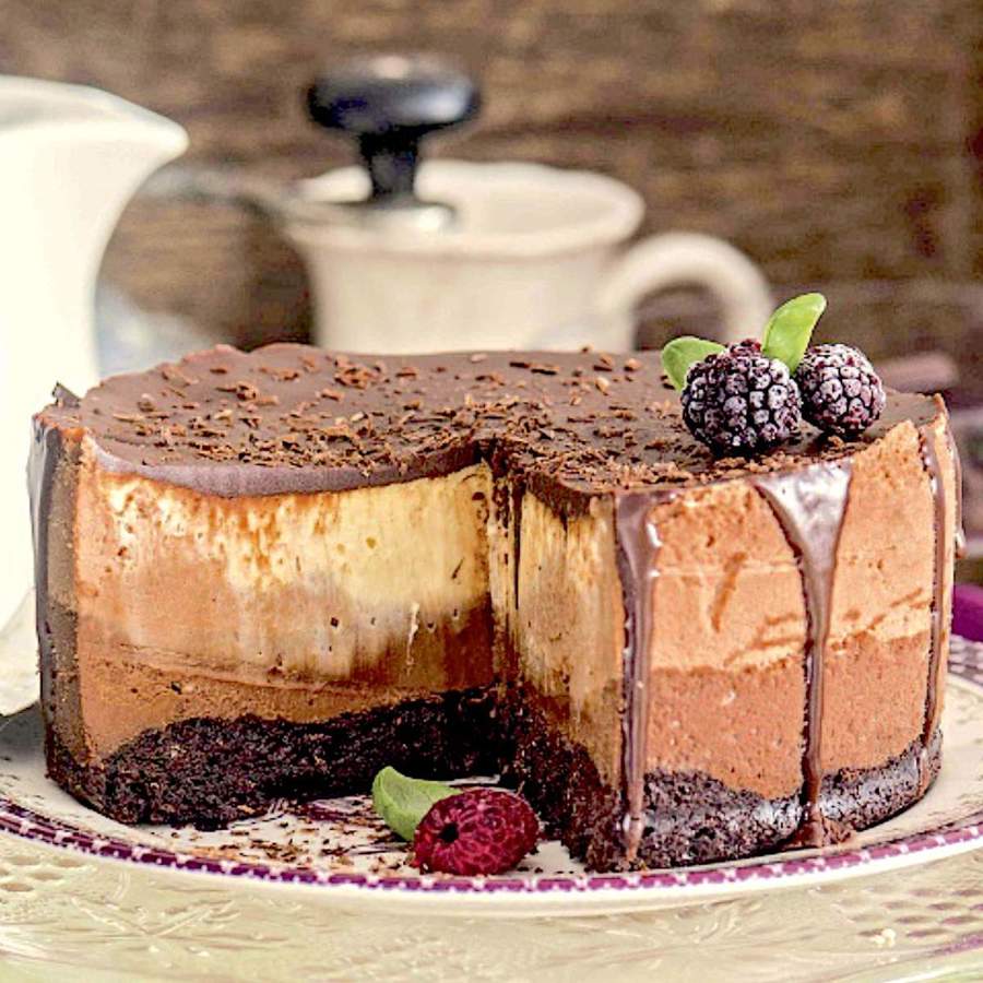 Pastel dos mousses de chocolate, el postre fácil perfecto para esta ...