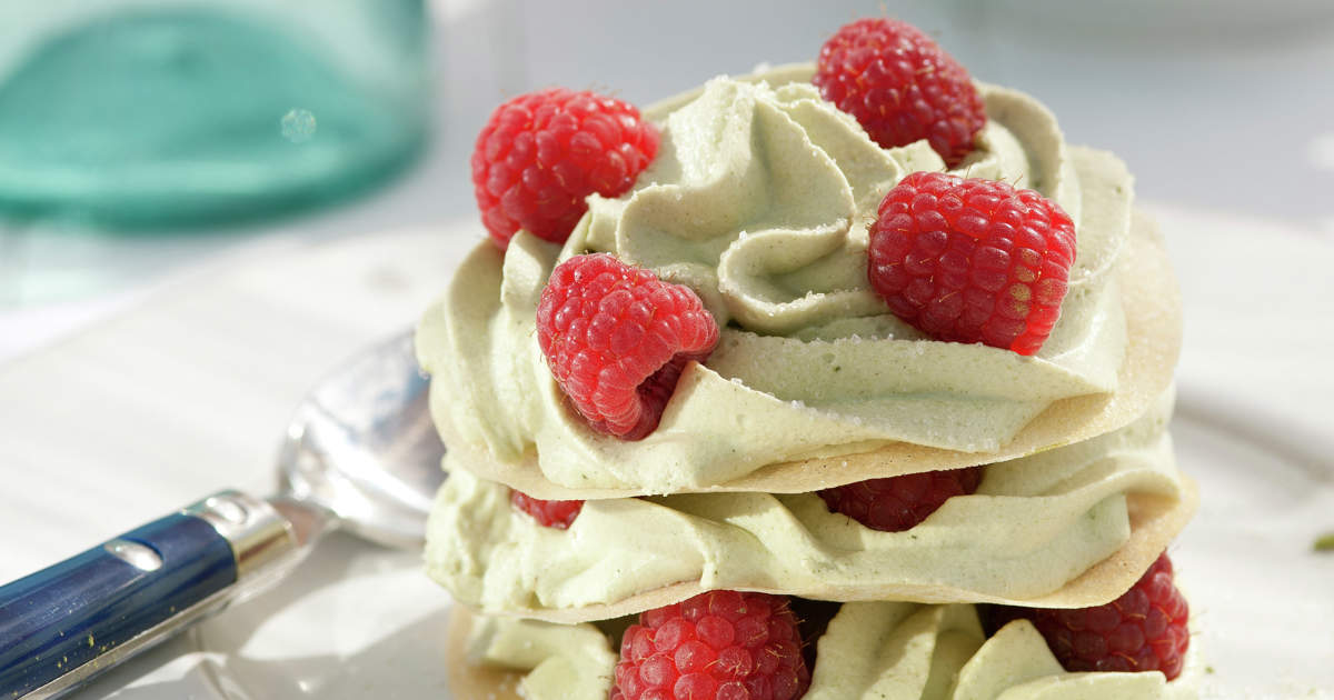 Milhojas de té verde: postre fácil en 20 minutos