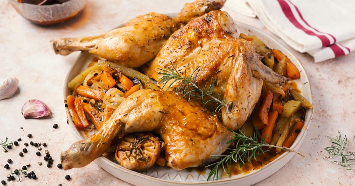 Cómo preparar pollo mariposa con verduritas: superjugoso