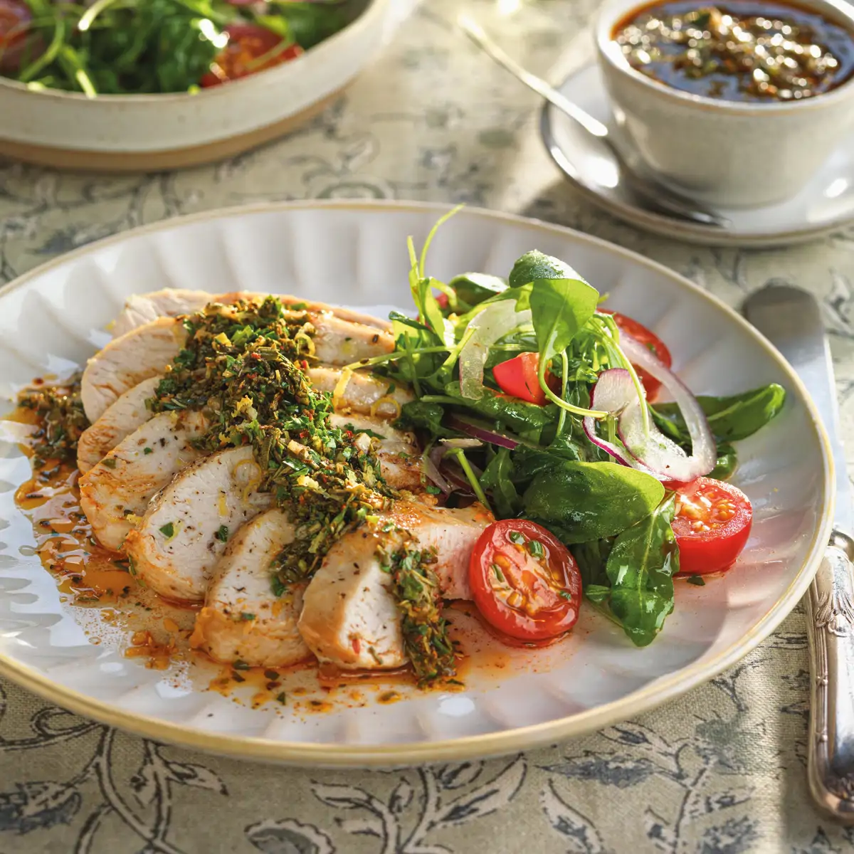 Pechuga de pollo asada con salsa chimichurri: una receta resultona y ...