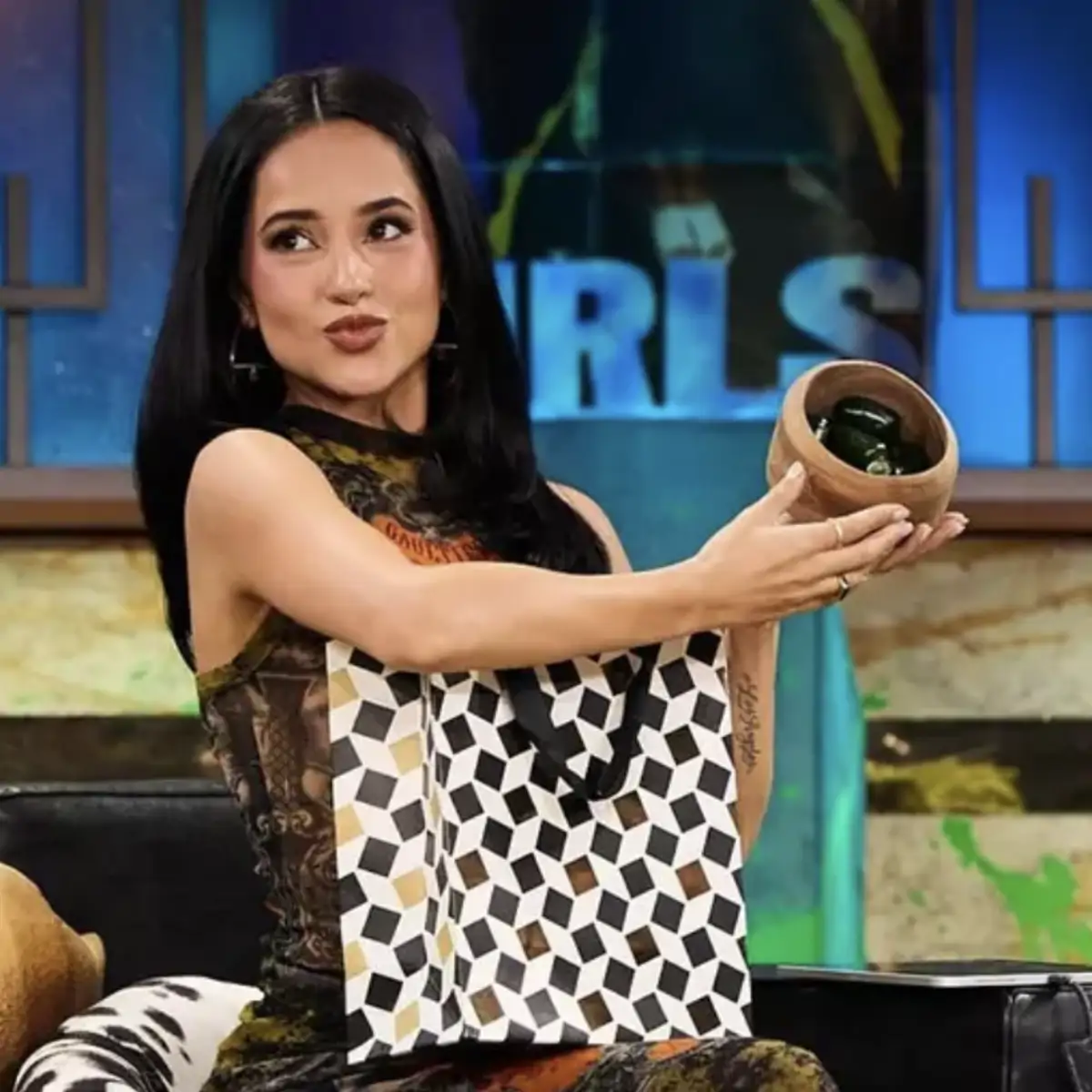 Becky G, cantante y sus pimientos del padrón: “Cada vez que vengo a ...