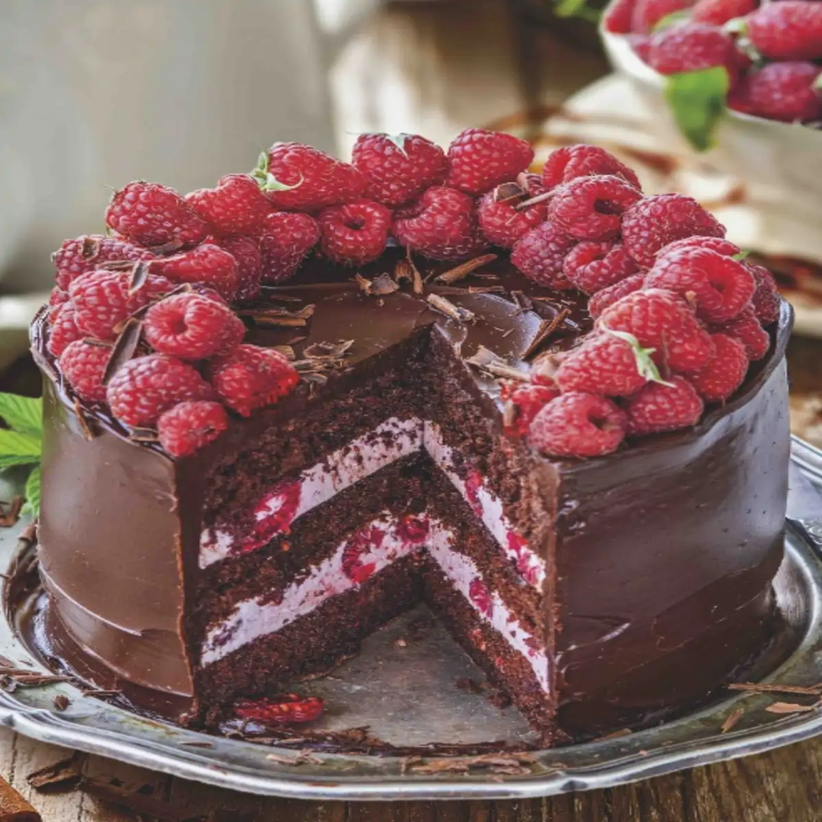 Tarta de chocolate y frambuesas: la receta que querrás repetir en todas ...