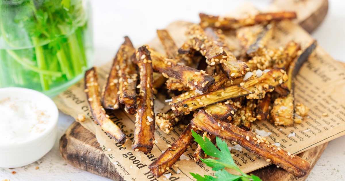 Palitos crujientes de berenjena en airfryer: el snack que vas a querer ...