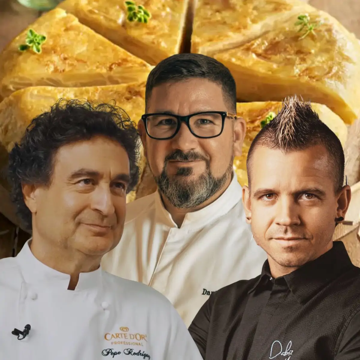 Tortilla de patata de chef: Dabiz Muñoz, Pepe Rodríguez y Dani García ...