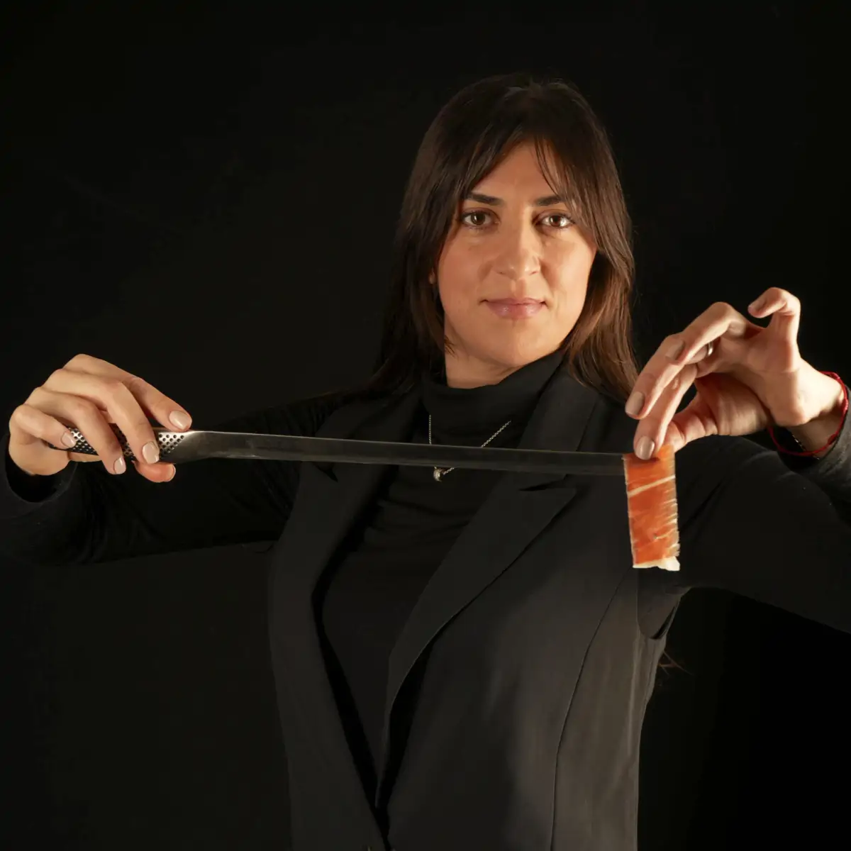 Laura Ocaña, cortadora de jamón: "Para conseguir lonchas finas y uniformes sigo siempre la ...