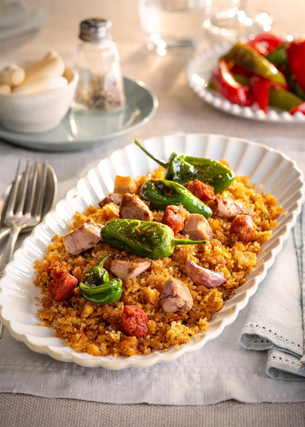 Migas extremeñas con uvas, una receta de aprovechamiento fácil y sabrosa
