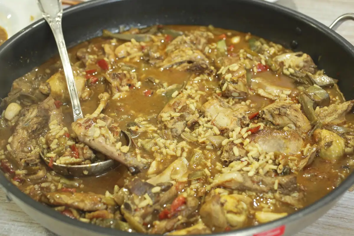 El arroz caldoso con carne y verduras de David de Jorge