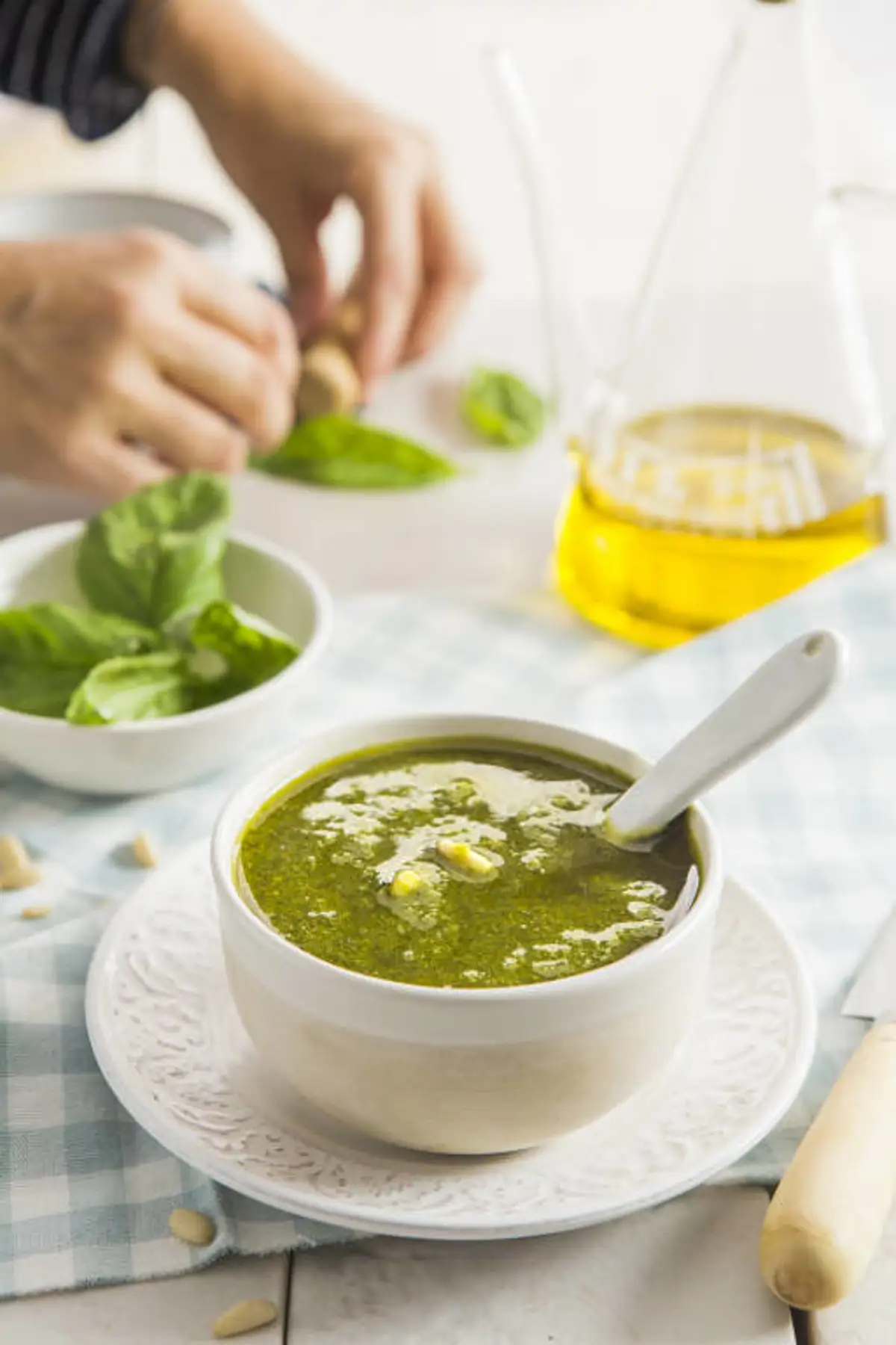 Salsa pesto del chef Jordi Cruz