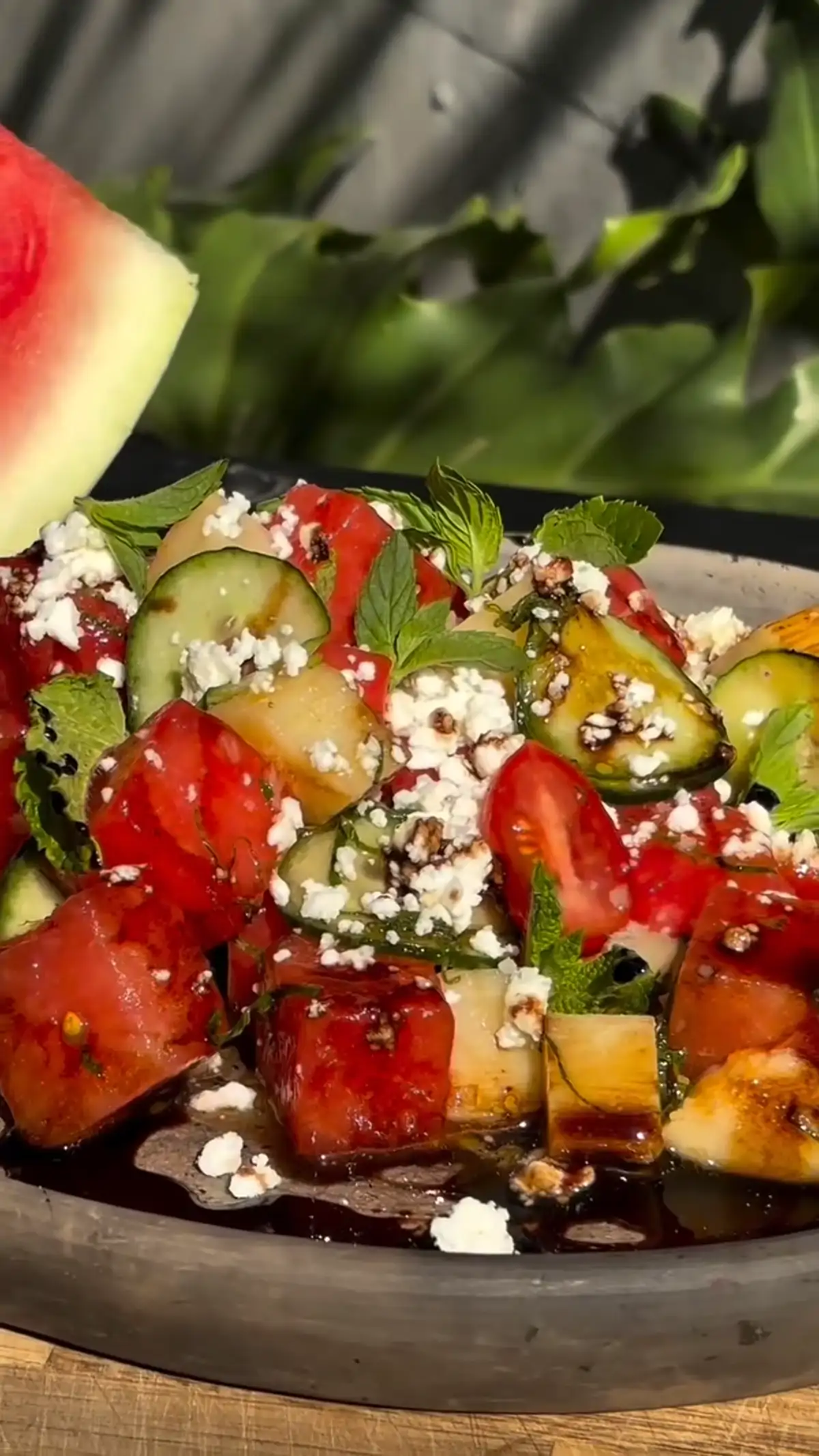 Andrés Gallegos, chef: "Con sandía, 1 lata de palmitos, tomates cherry ...
