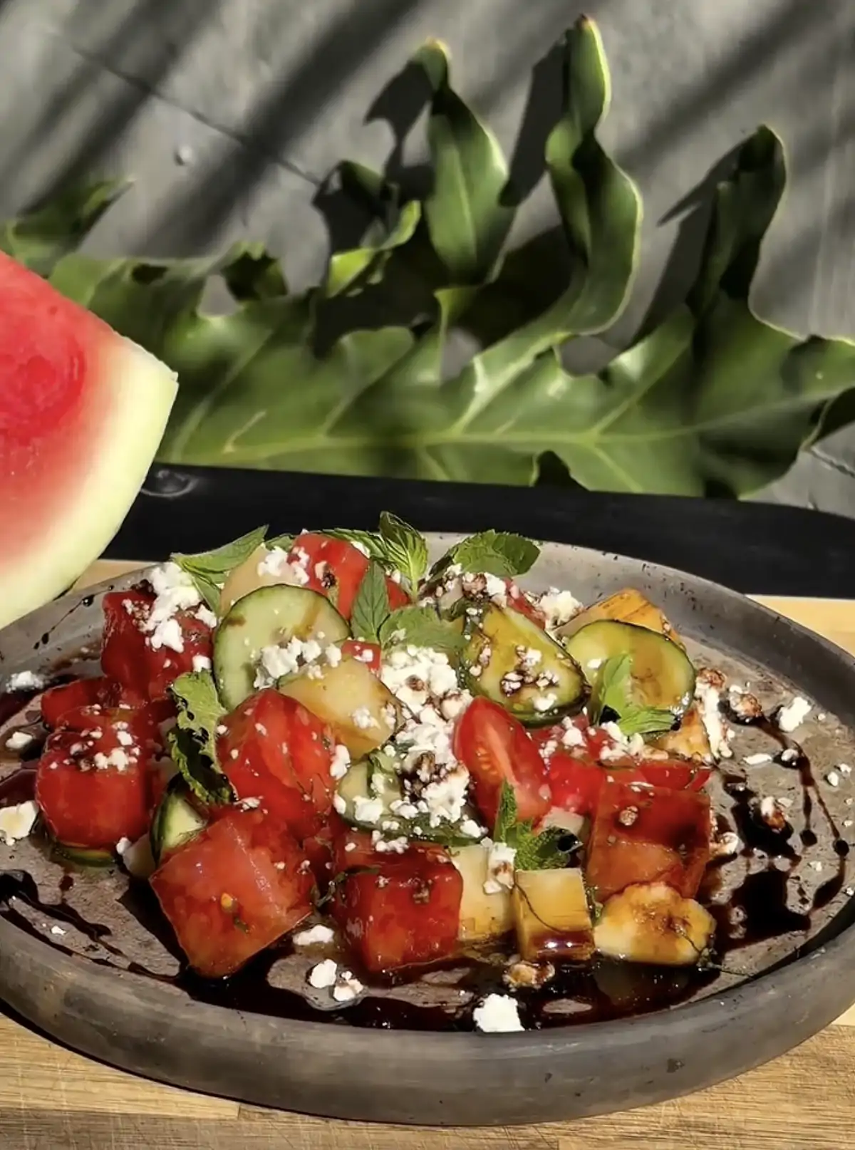 Andrés Gallegos, chef: "Con sandía, 1 lata de palmitos, tomates cherry ...